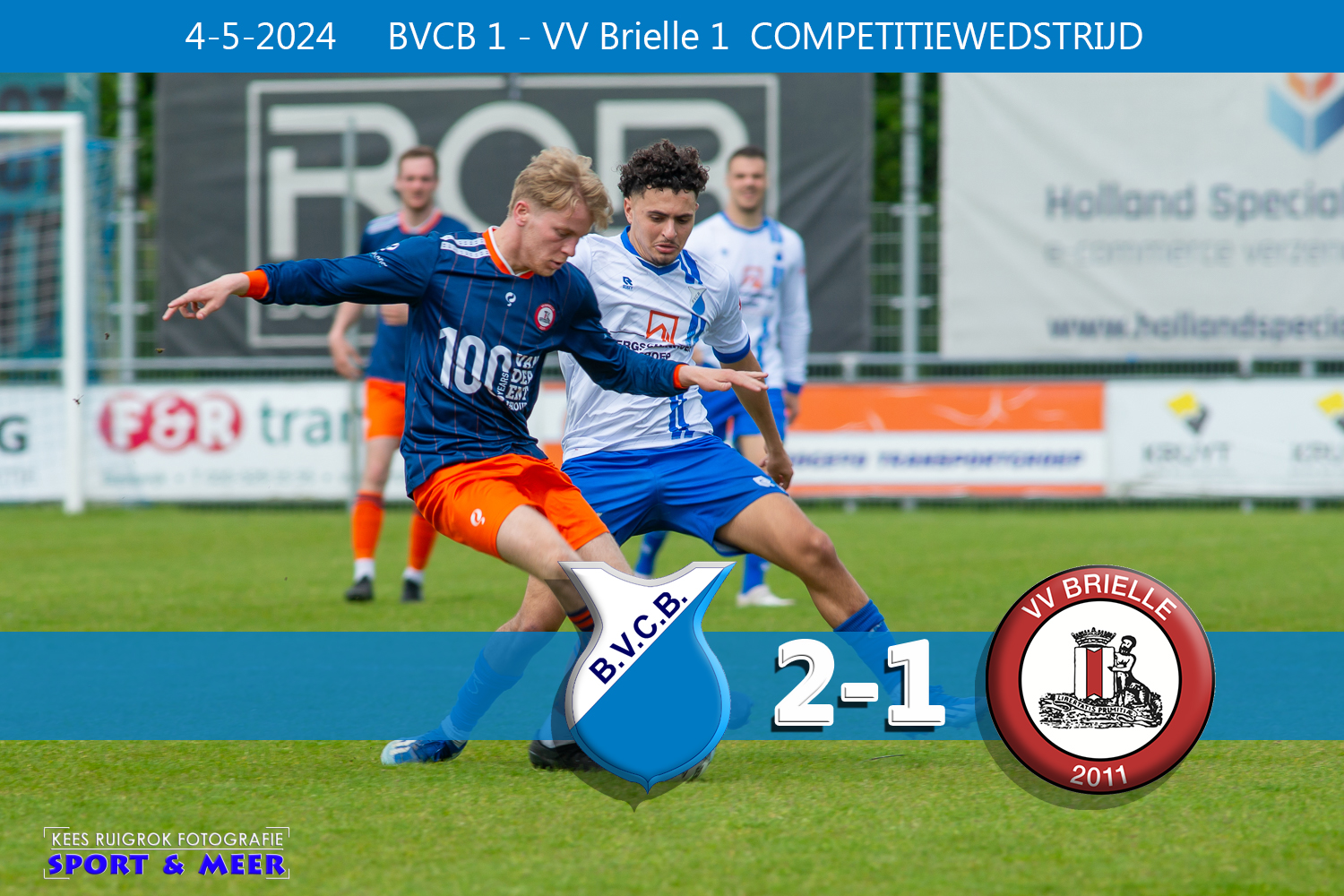 BVCB definitief veilig na winst op Brielle | BVCB